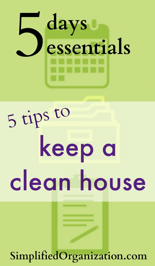 5 Ways to Keep a Clean House