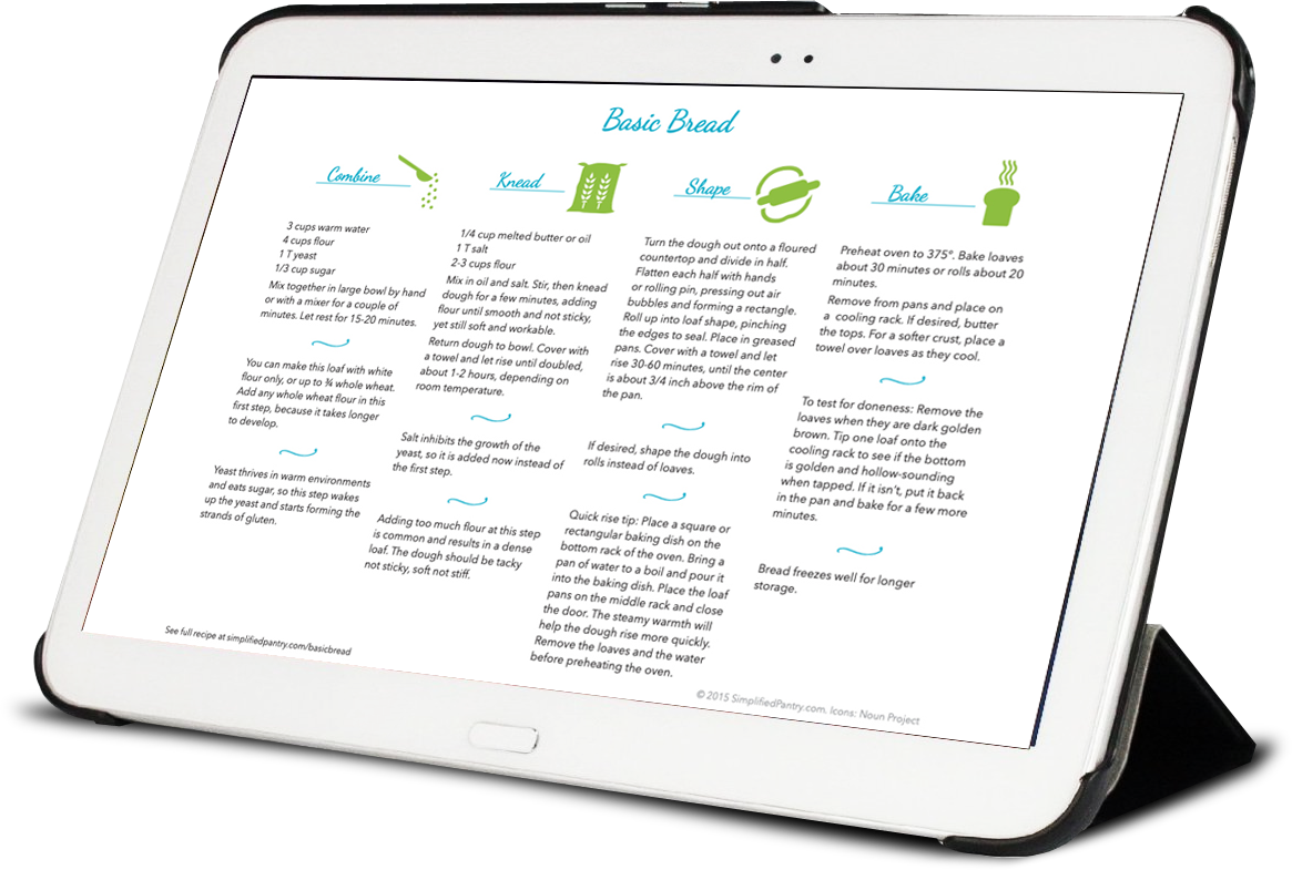 Easy homemade bread (recipe + instructions)